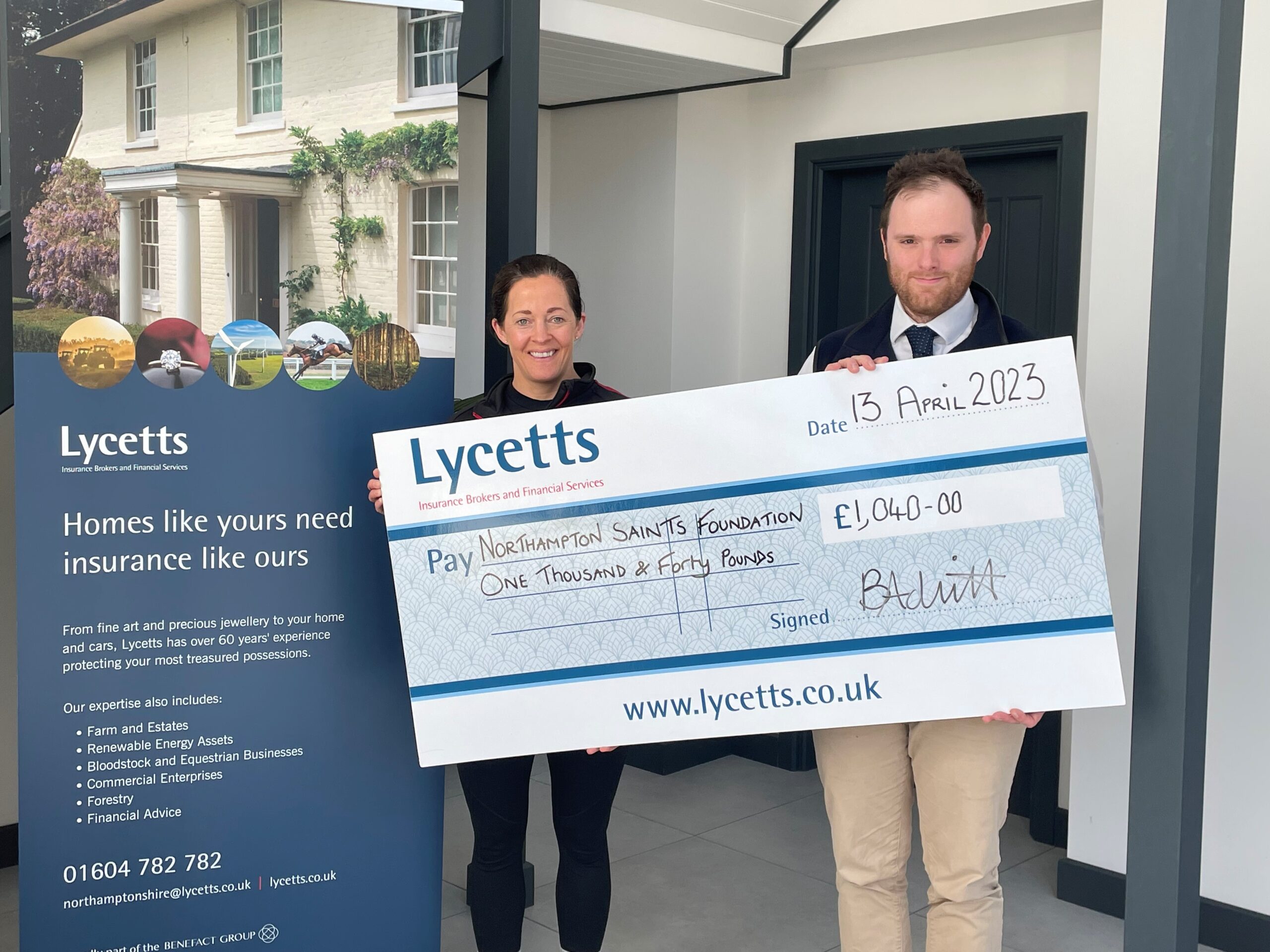 Lycetts Lycetts swings in to action to help people of Northamptonshire ...